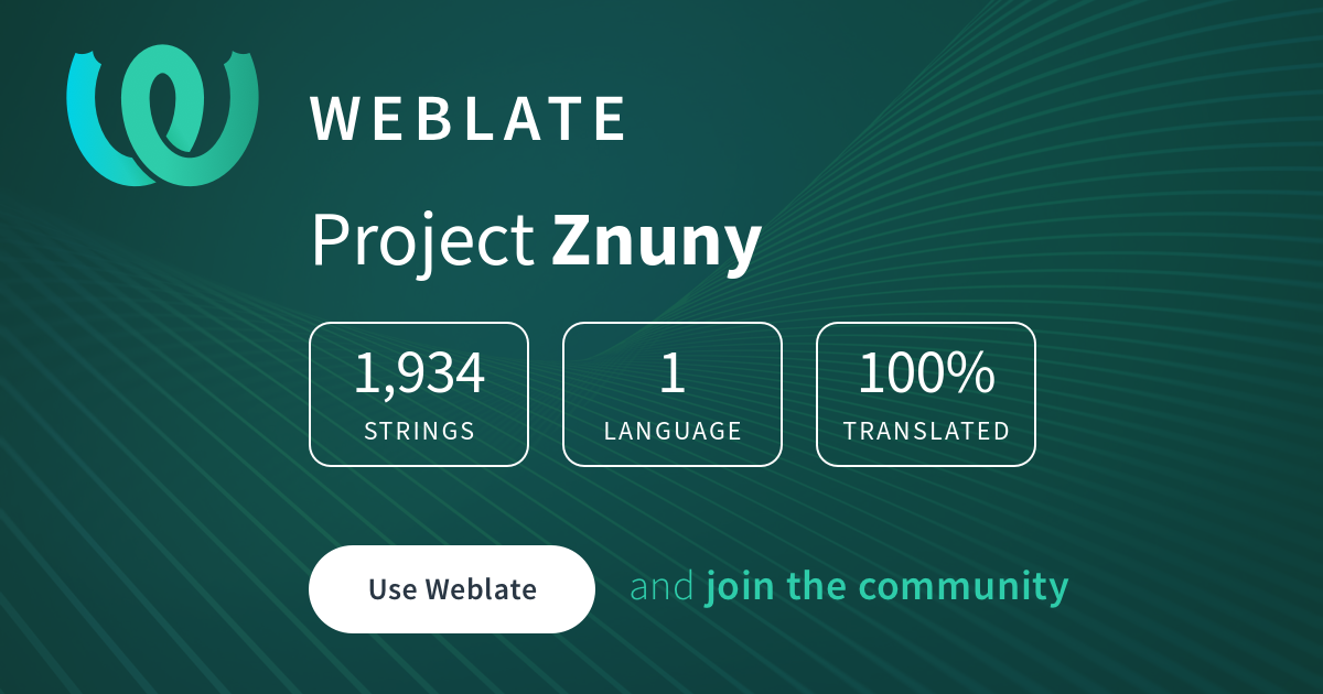 Znuny - English @ Znuny Weblate